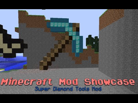 OP WEAPONS!!! - Minecraft Super Diamond Tools Mod - YouTube