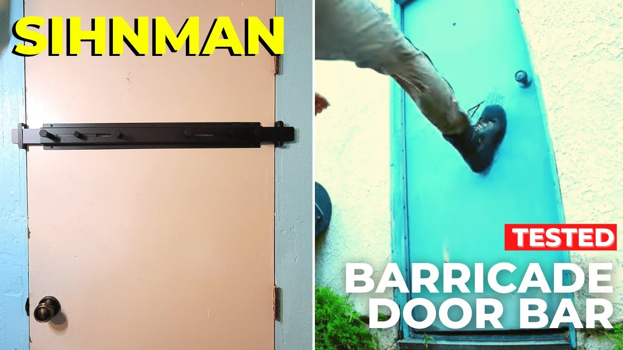 Step up your Home Security with a Door Barricade Bar from SIHNMAN ...