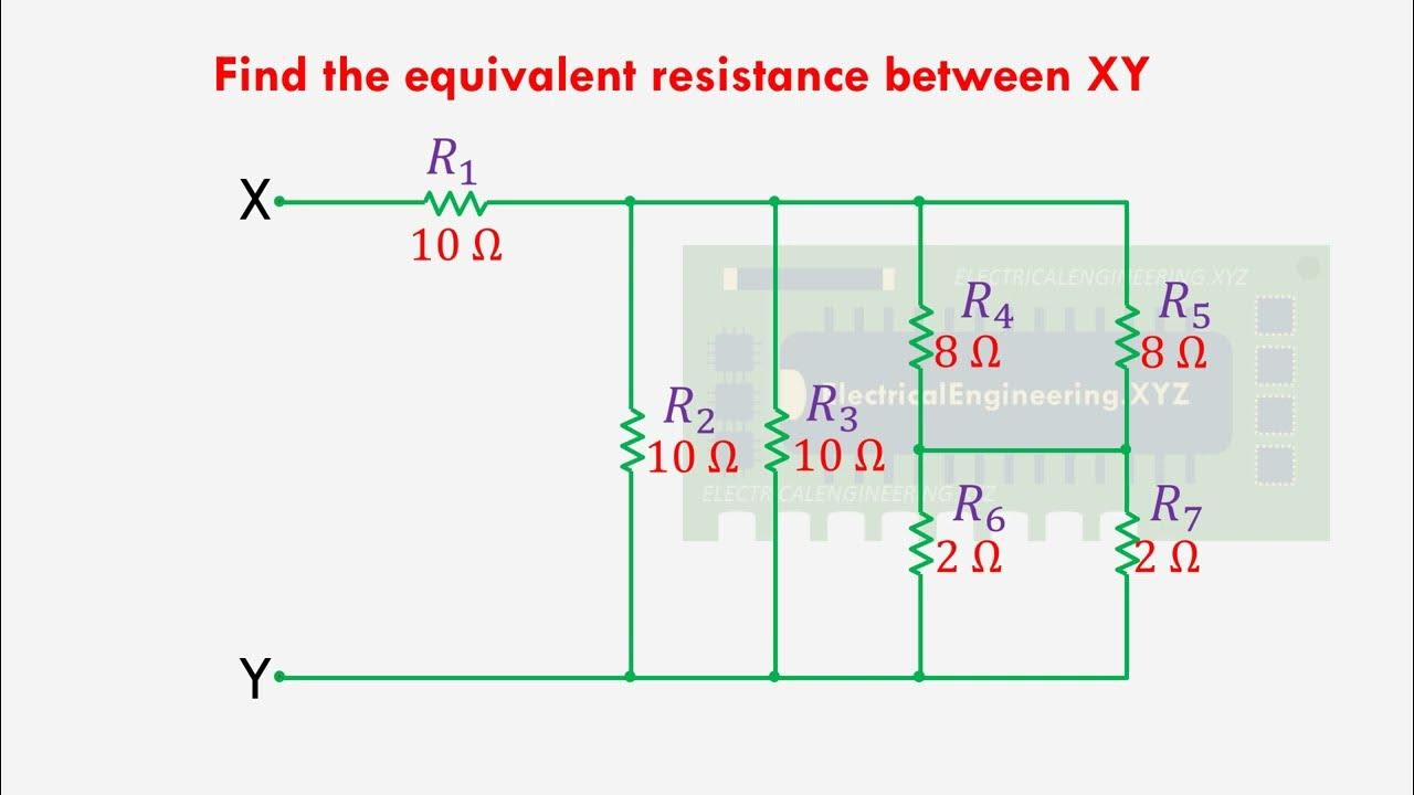 Series Parallel Circuit 3 - Equivalent Resistance Problem with Step by ...