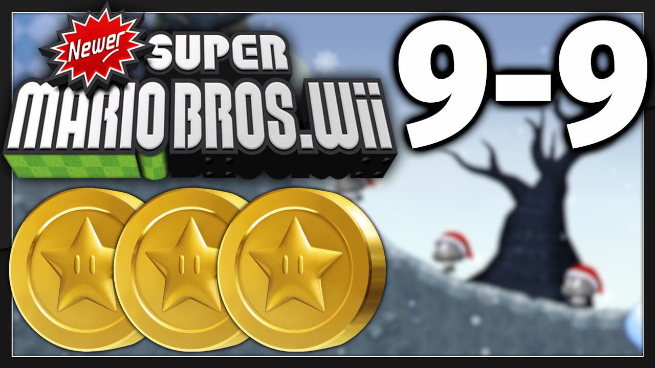 Newer Super Mario Bros. Wii 9-9 ALL STAR COINS - YouTube