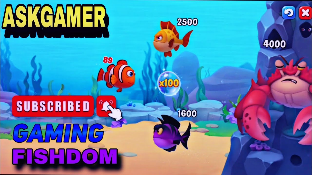 NEW FISHDOM GAMEPLAY VIDEO NEW GAME ||FISHDOM|| ASKGAMER|| GAMING VIDEO ...