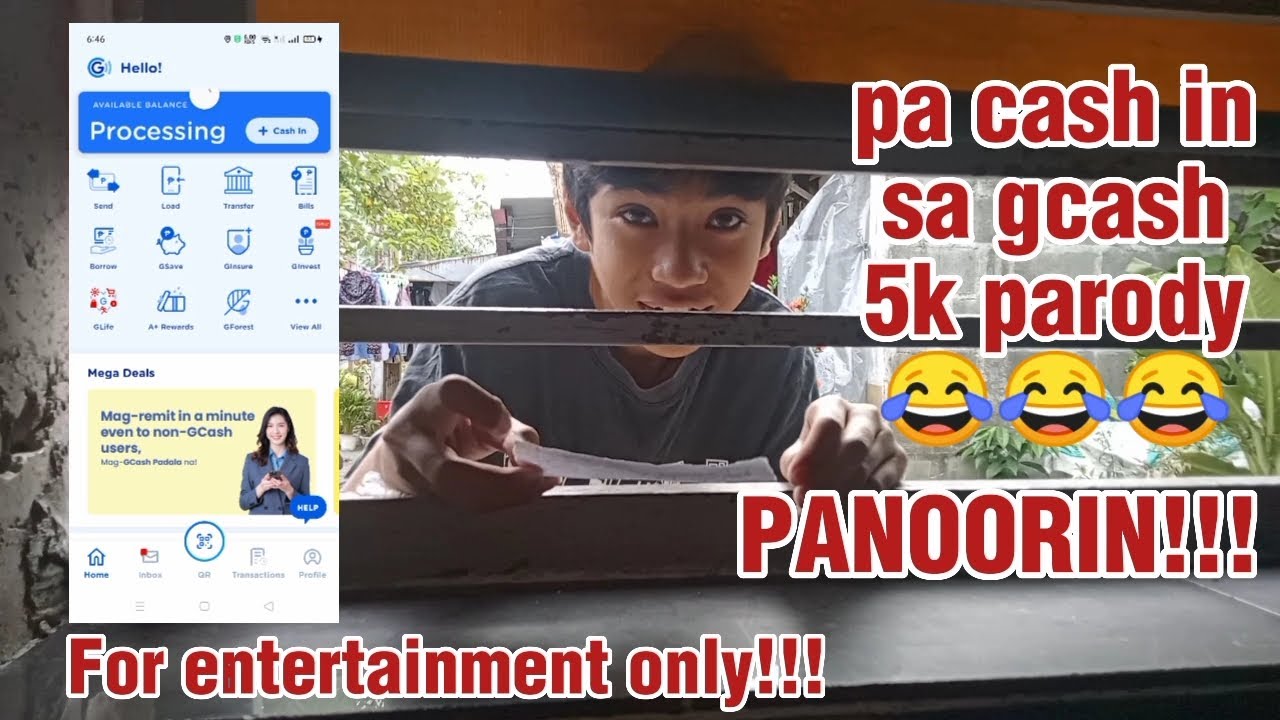 CASH IN NG 5K SA GCASH PARODY #funnyvideos #goodvibes #prankvideo # ...