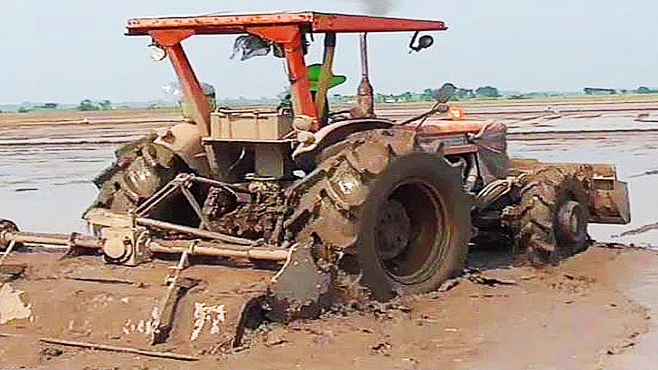 Máy cày nghĩa địa mua 10 mấy năm 2 cầu 81 mã lực KUBOTA M7500DT xới ...