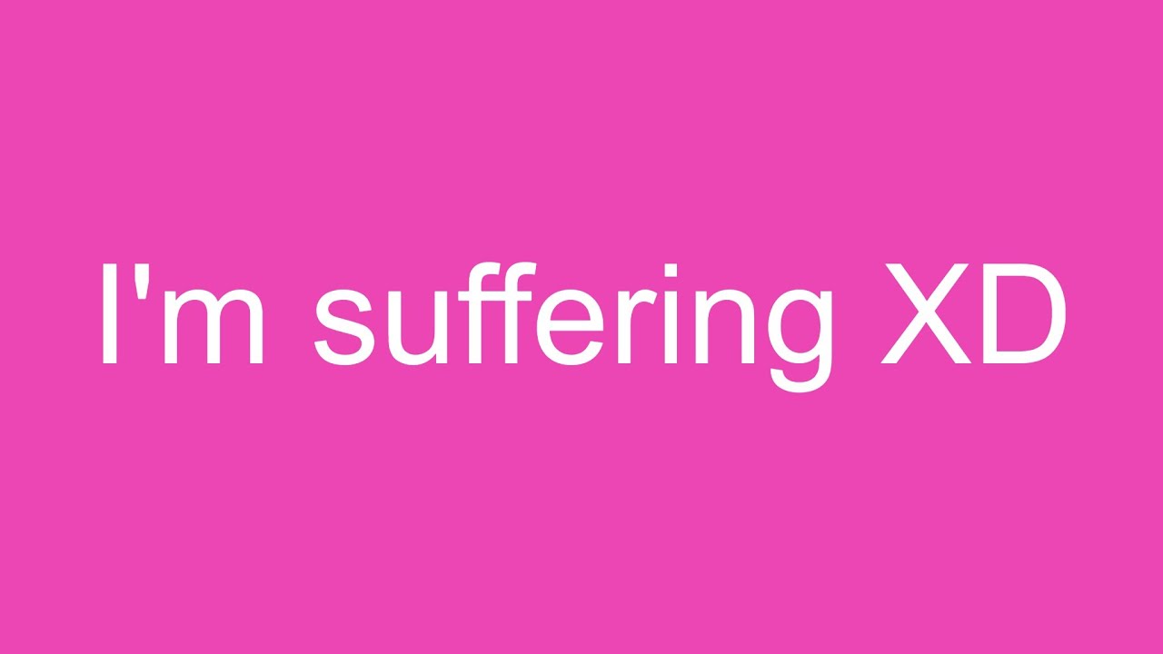Greetings my fellow sufferers! - YouTube