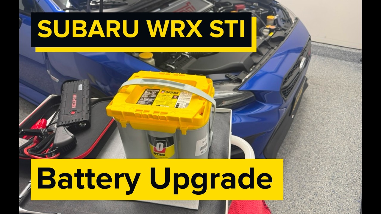 How to Replace Your Battery on a 2015–2021 Subaru WRX STI | Optima ...