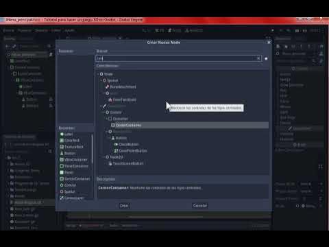 27- Tutorial Godot: Como Hacer Un Menu Principal - YouTube