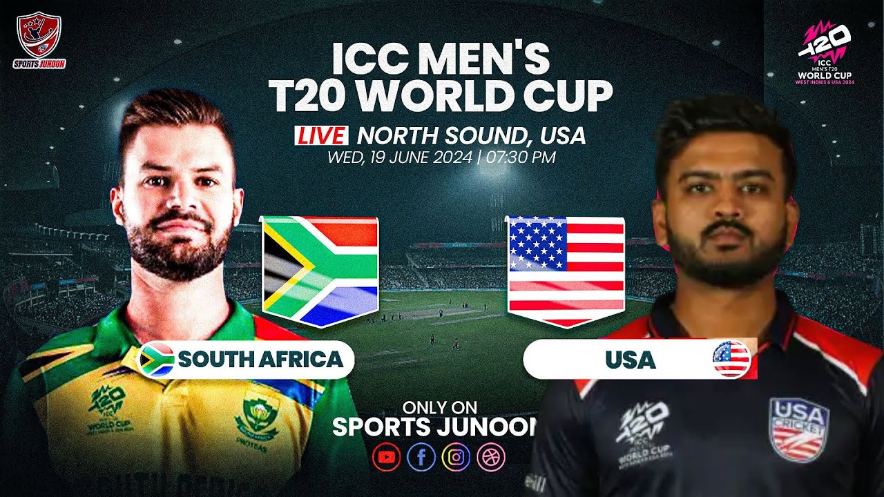 LIVE Updates - USA vs South Africa | T20 World Cup 2024 | # ...