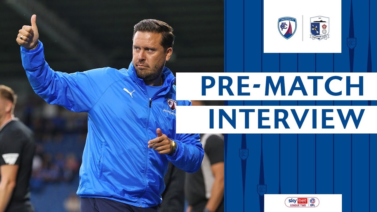 INTERVIEW | Danny Webb pre-Barrow (h) - YouTube