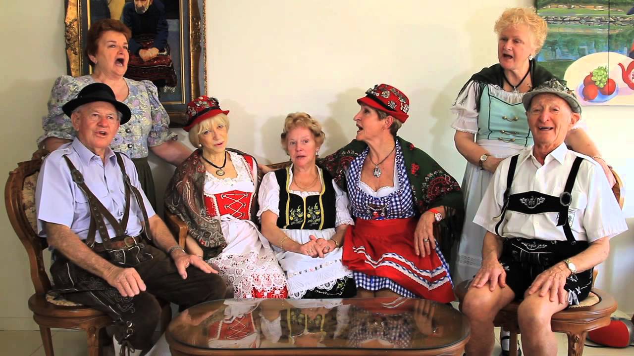 Traditional Austrian People