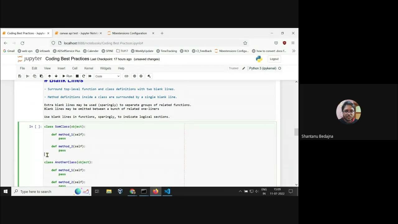 Python Coding Style And Coding Guidelines Youtube