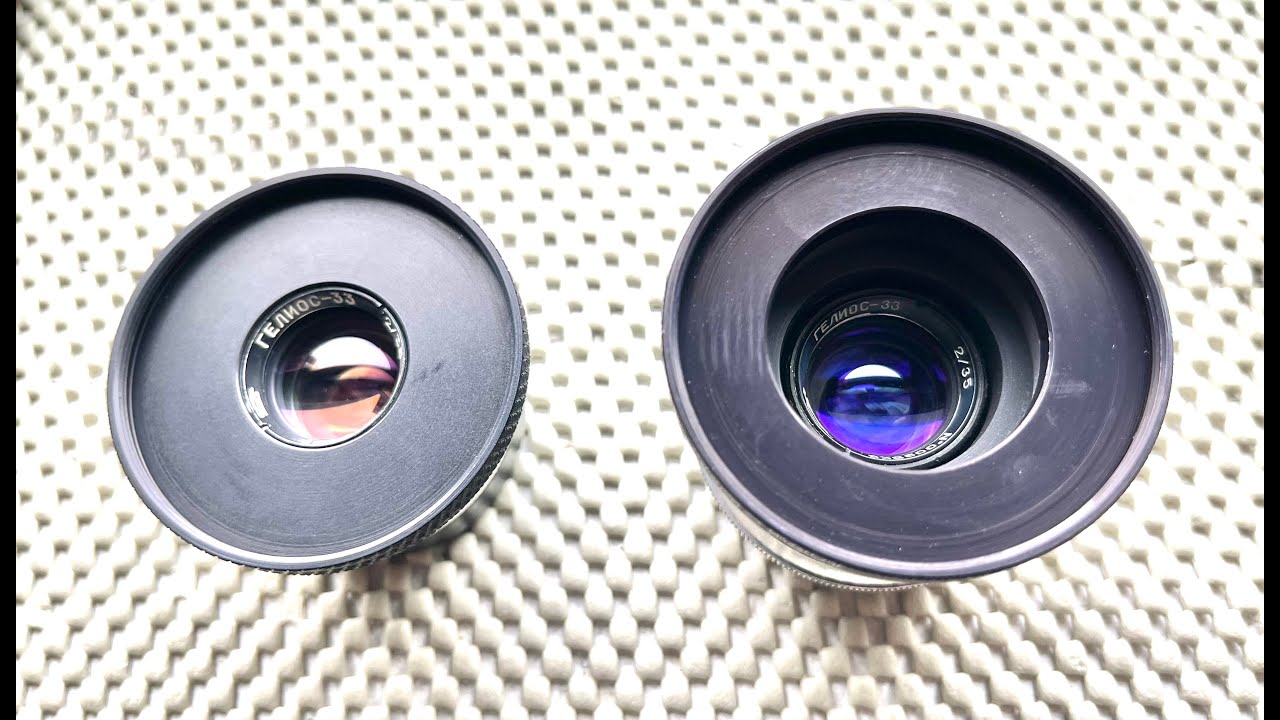 KMZ Helios-33: comparison of 2 copies (1940's vs 1981) - YouTube