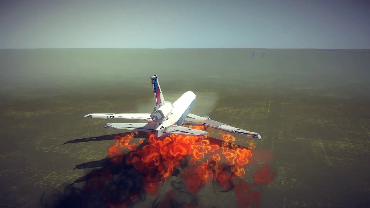 Delta Airlines Flight 191 Crash Animation | Besiege - YouTube