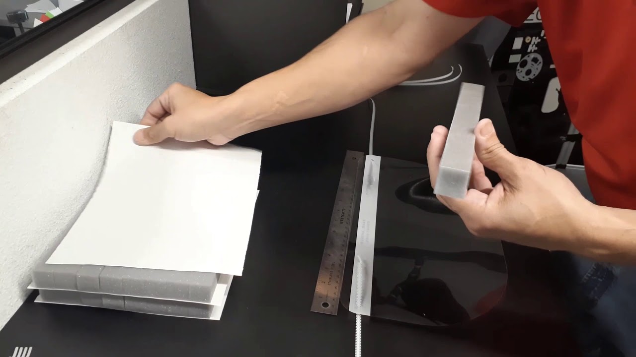 API Face Shield Assembly and Installation - YouTube