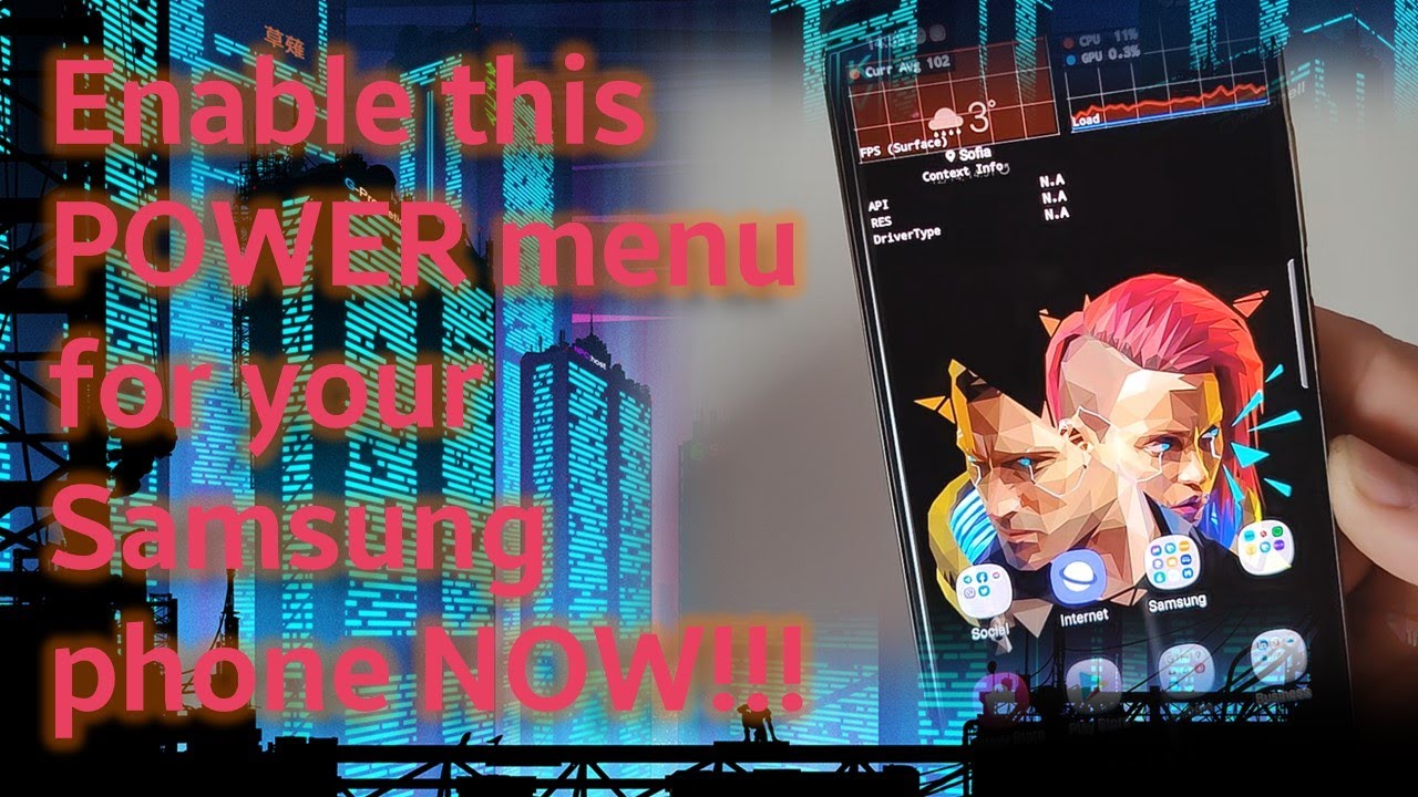 Enable this POWER menu for your Samsung phone NOW!!! - YouTube