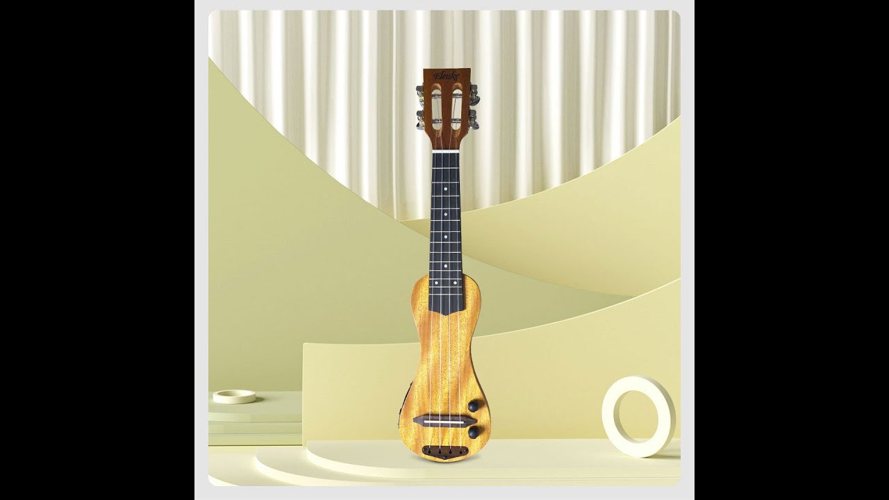 EleUke electric mute ukulele guitar. EleUke静音尤克里里 - YouTube