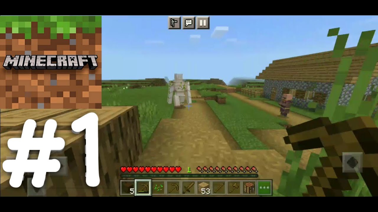 Minecraft:PE-walkthrough part 1 - YouTube