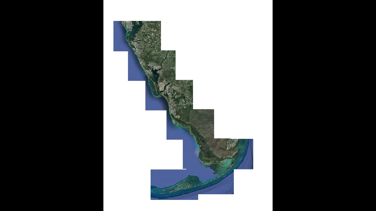 WaterTribe Everglades Challenge Flyover for 235 miles of the 300-miles ...