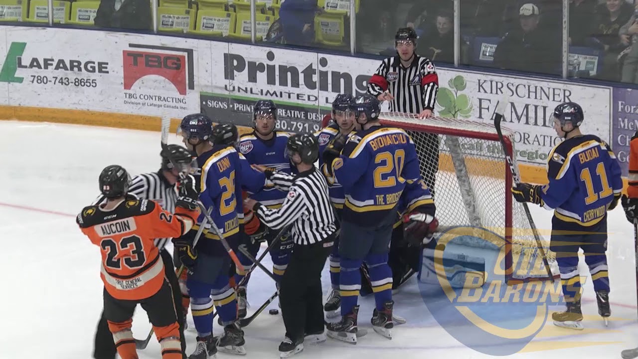 Fort McMurray Oil Barons vs Lloydminster Bobcats 30 11 2019 - YouTube