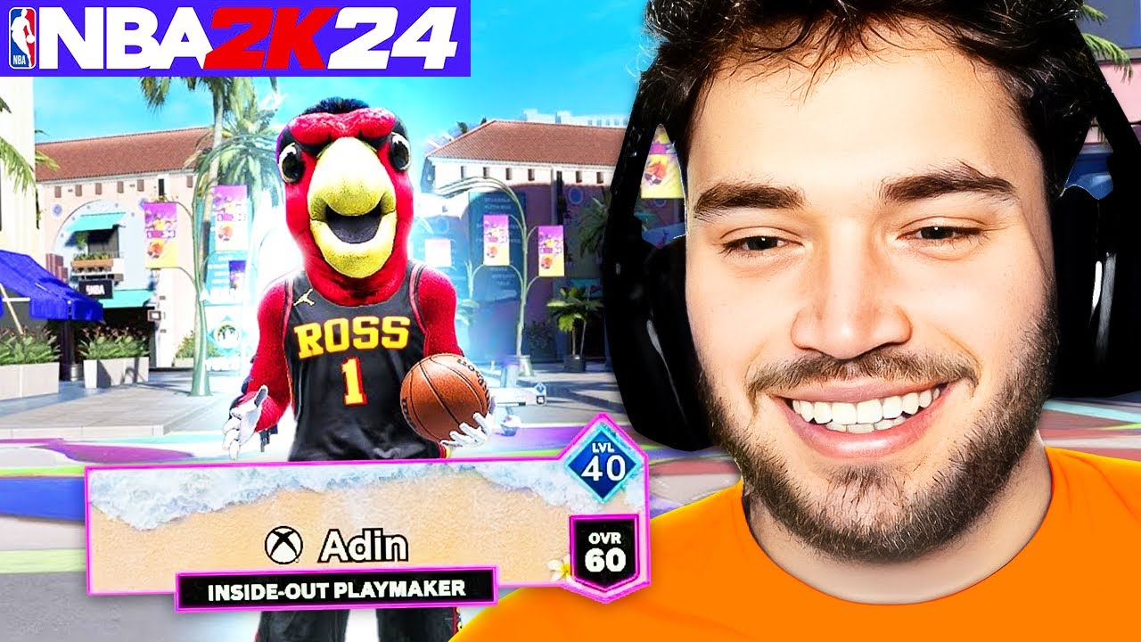 Adin Ross Plays NBA 2K24 For The First Time - YouTube