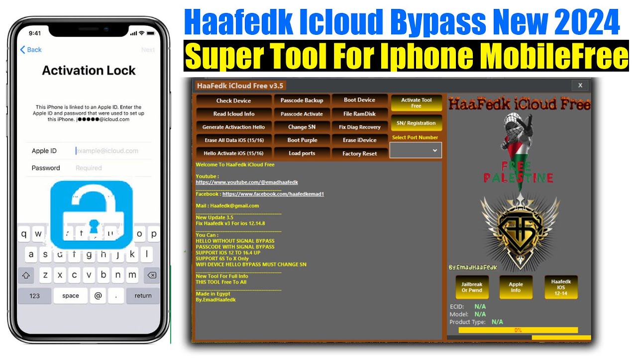 Remove Ihello Icloud Bypass Iphone New 2024 By Haafedk Icloud Tool - YouTube