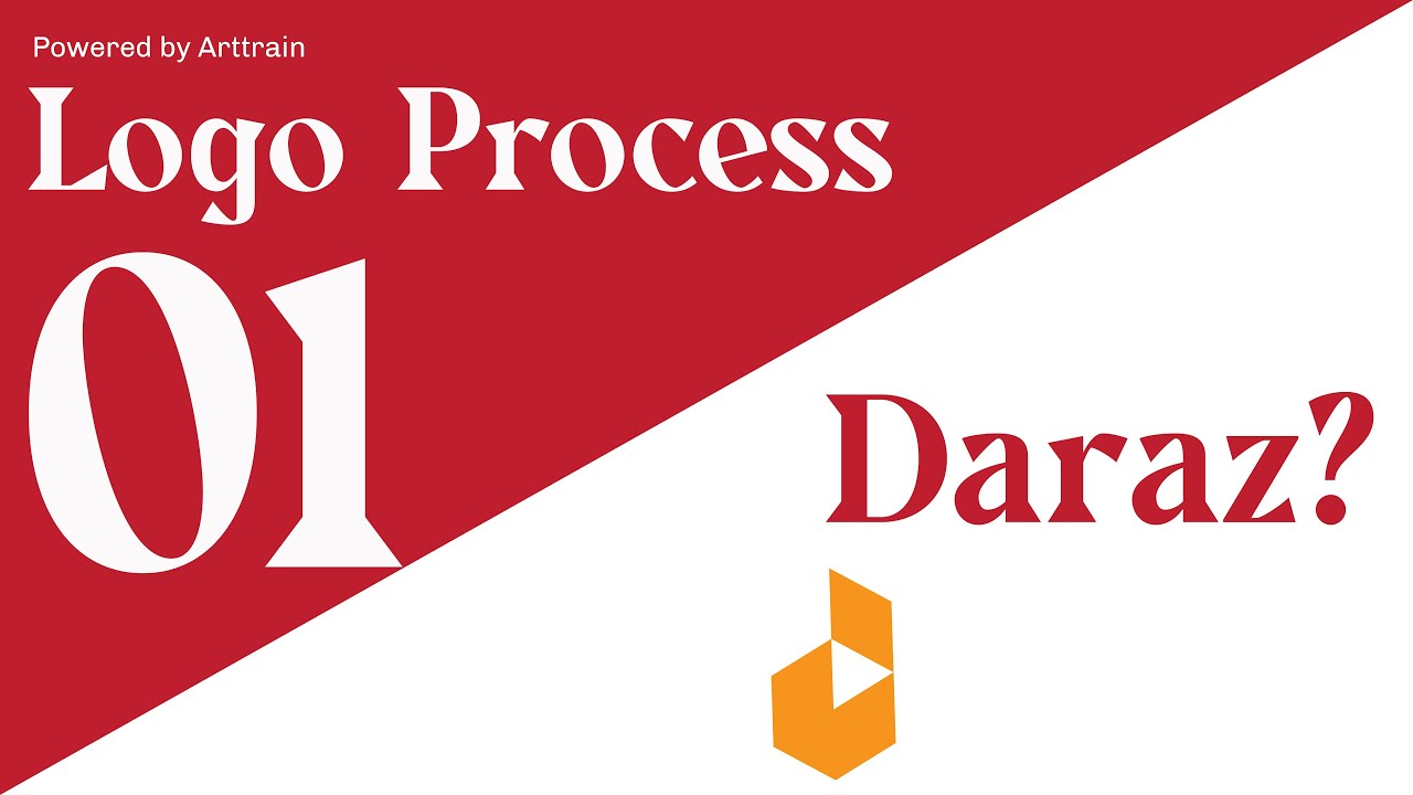 Simple logo design with Geometric shape | Logo design | Daraz Logo ...