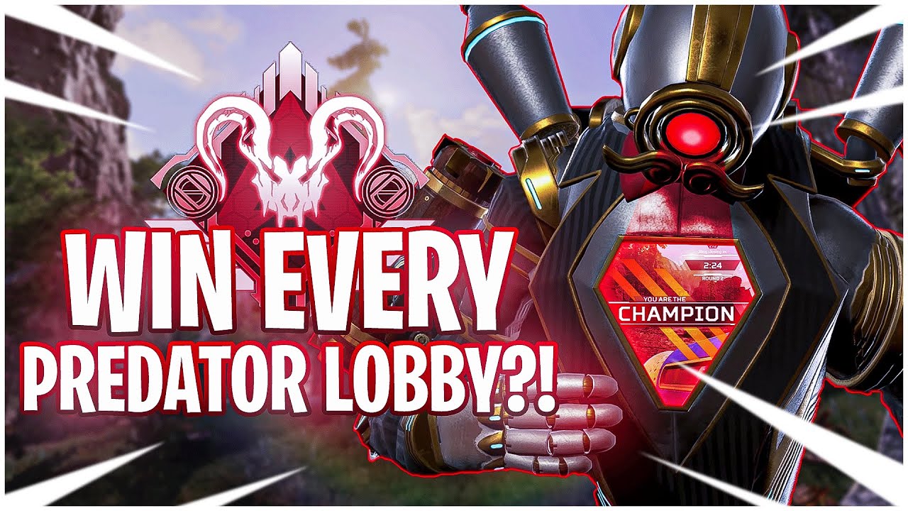 WIN EVERYGAME IN PREDATOR LOBBIES! - Apex Legends PC - YouTube