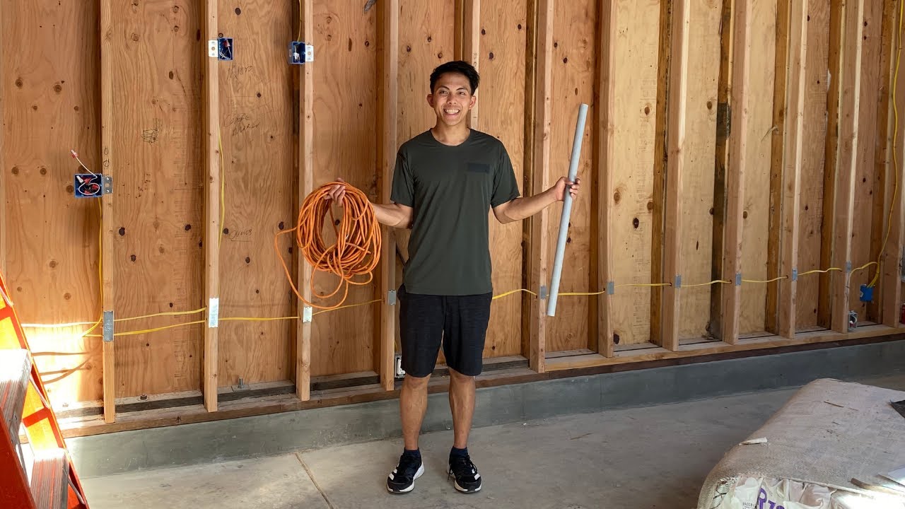 ADU Project Part 5 - Rough Plumbing and Electrical - YouTube