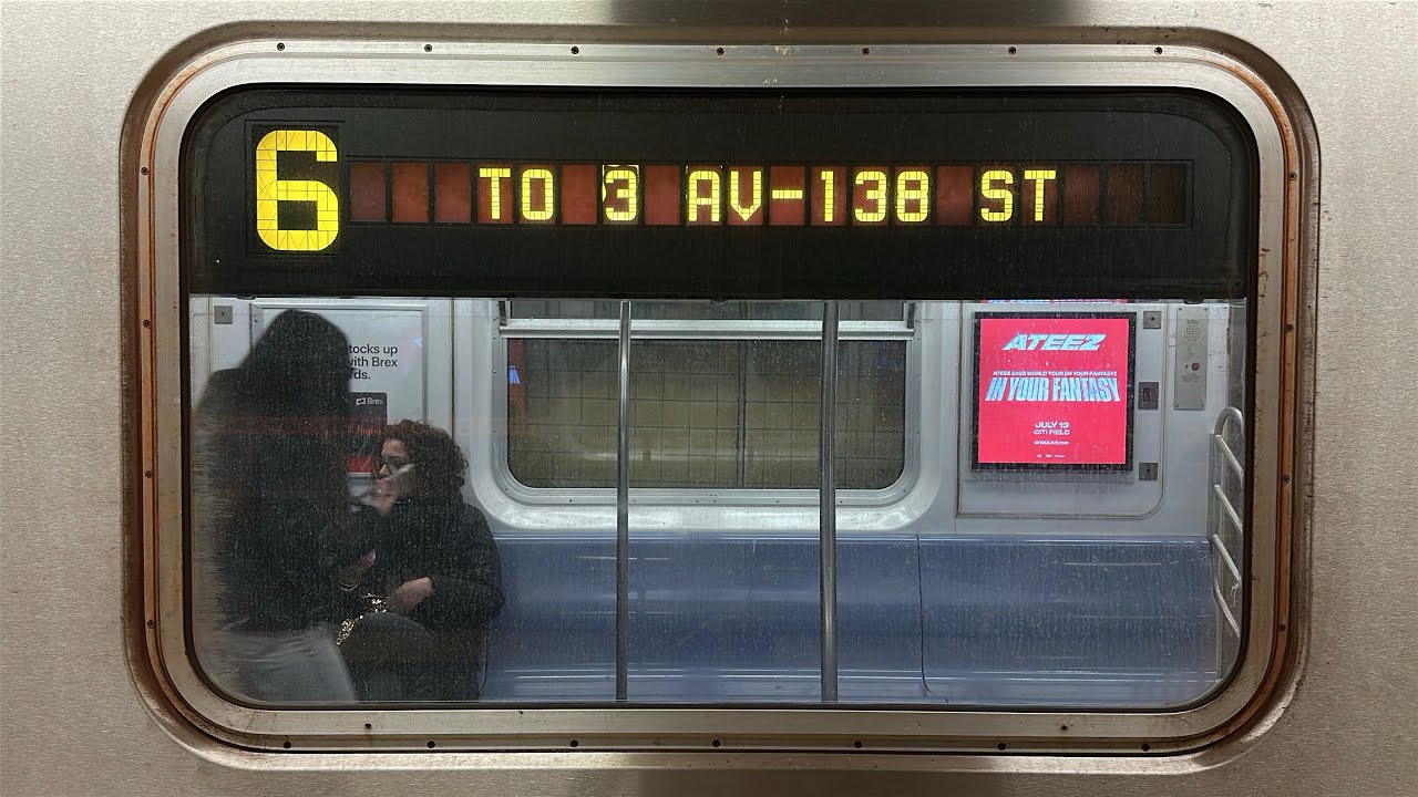 IRT Subway: R142A (6) Train Ride from Brooklyn Bridge to 3rd Avenue ...