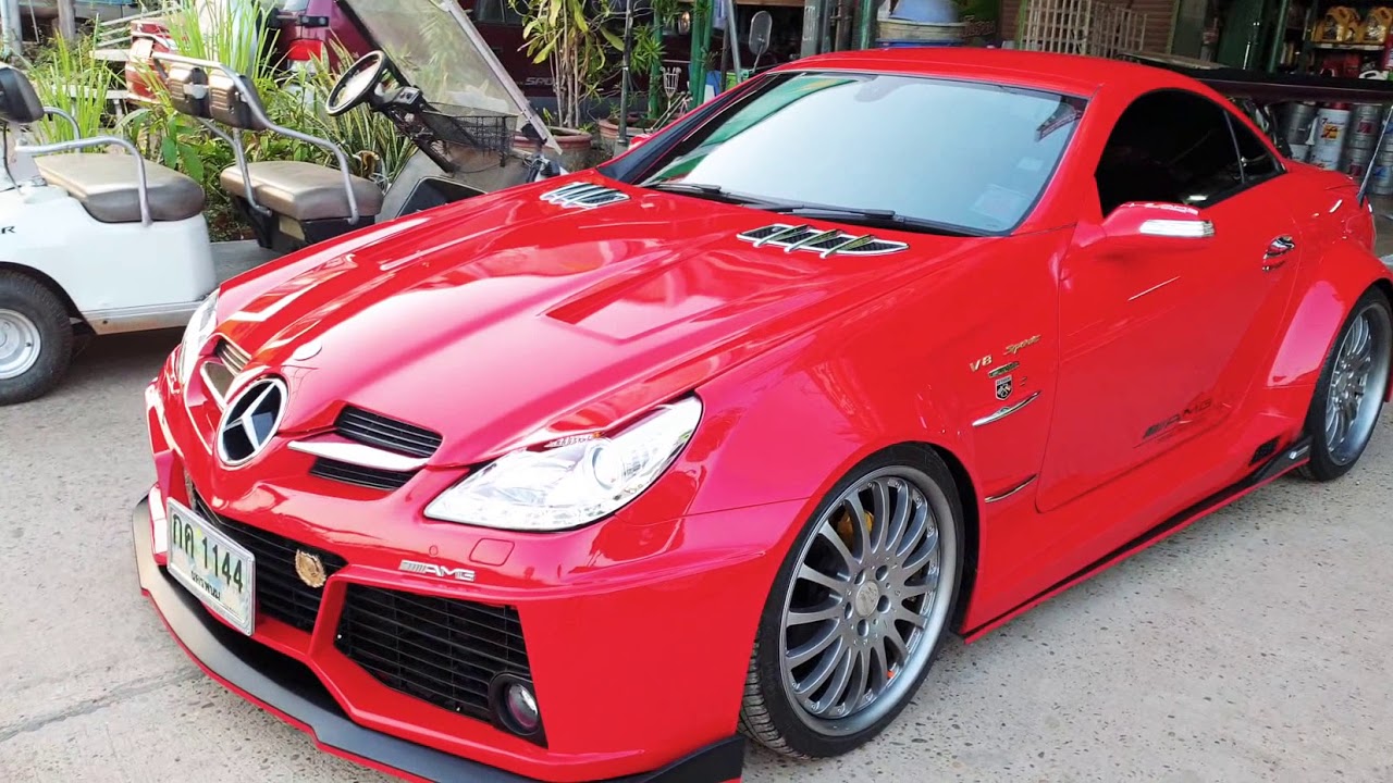 Slk widebody diy2 - YouTube