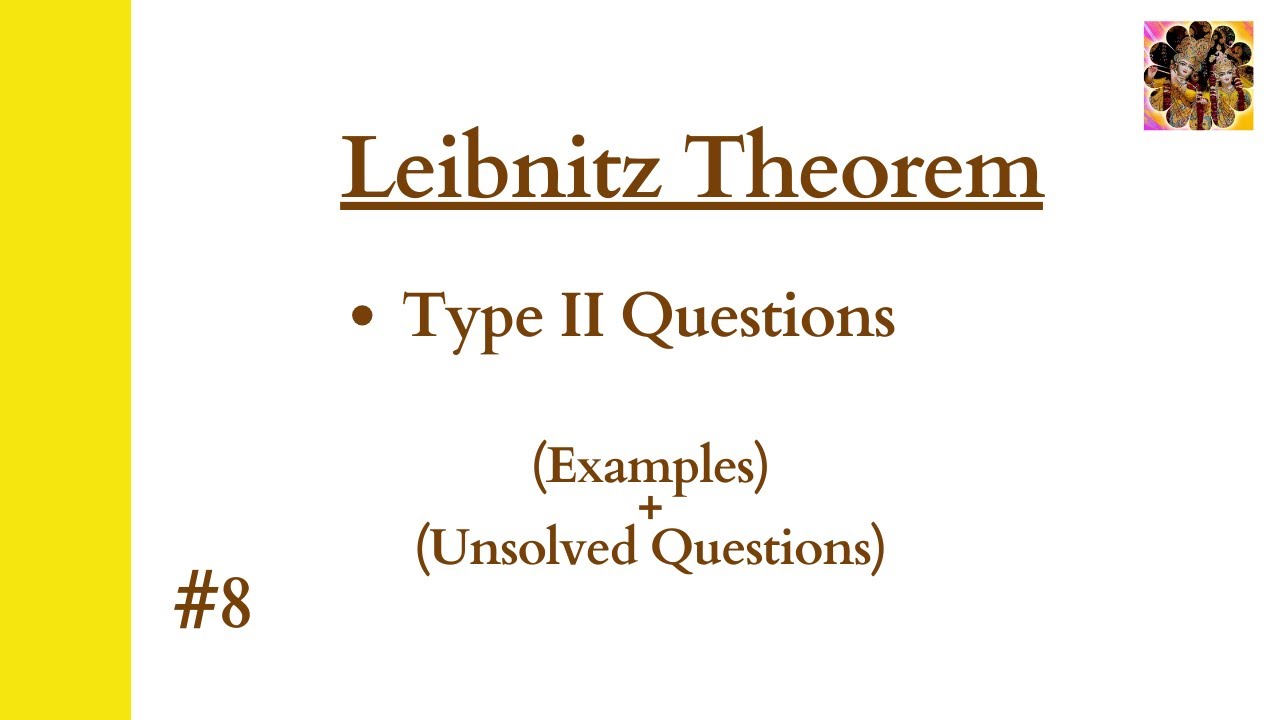 8. Leibnitz Theorem Engineering Mathematics || Successive ...