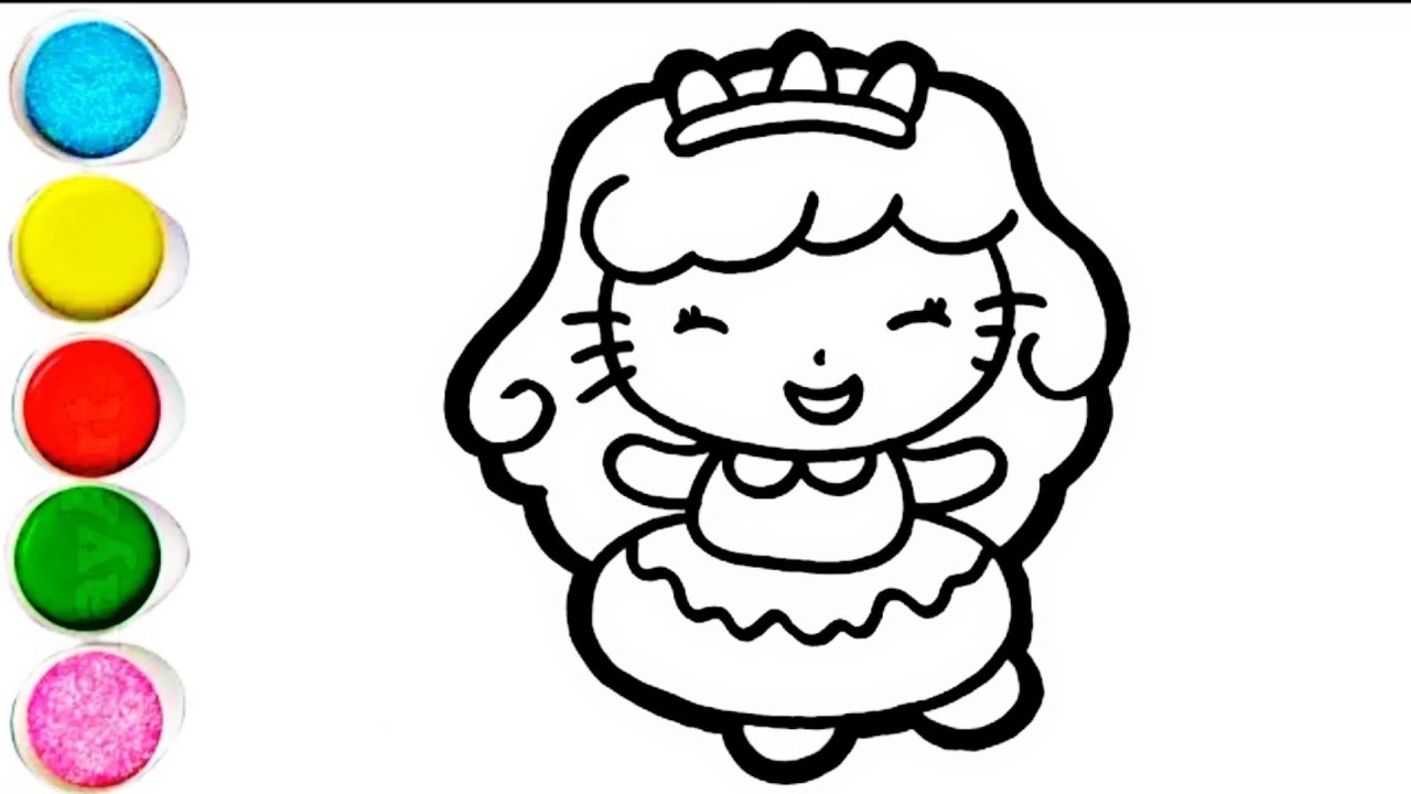 how to draw Princess drawing easy princess step in the - YouTube
