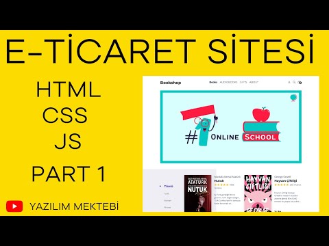 HTML, CSS ve Javascript İle E-Ticaret Sitesi Kodluyoruz - 1