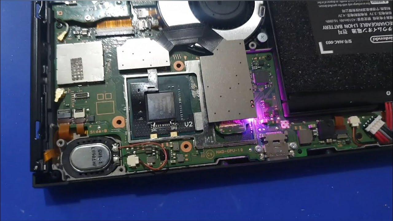 Nintendo Switch V2 com curto no Procesador Chip com DEFEITO - YouTube