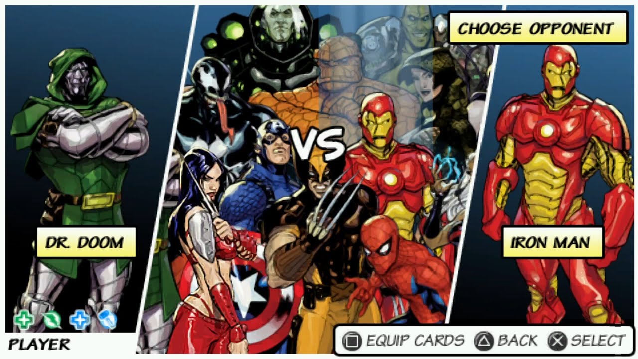 Marvel Nemesis: Rise of the Imperfects All Characters [PSP] - YouTube