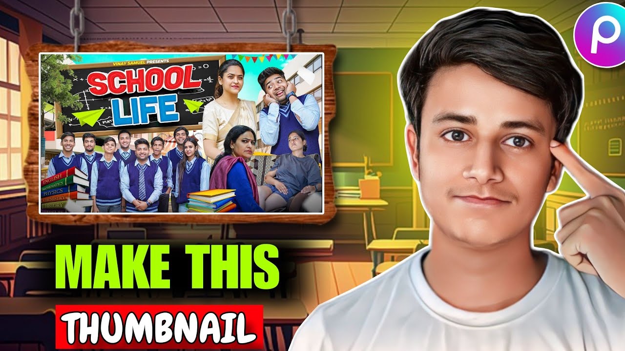 How To Make Thumbnail Like School Life Comedy Video Make Professional ...