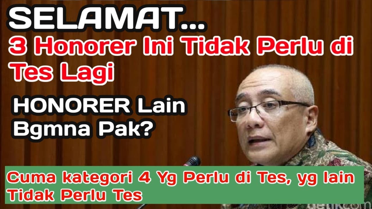 Selamat 3 Honorer Ini Tidak Perlu Tes Lagi Ada Yang Langsung Jadi Asn
