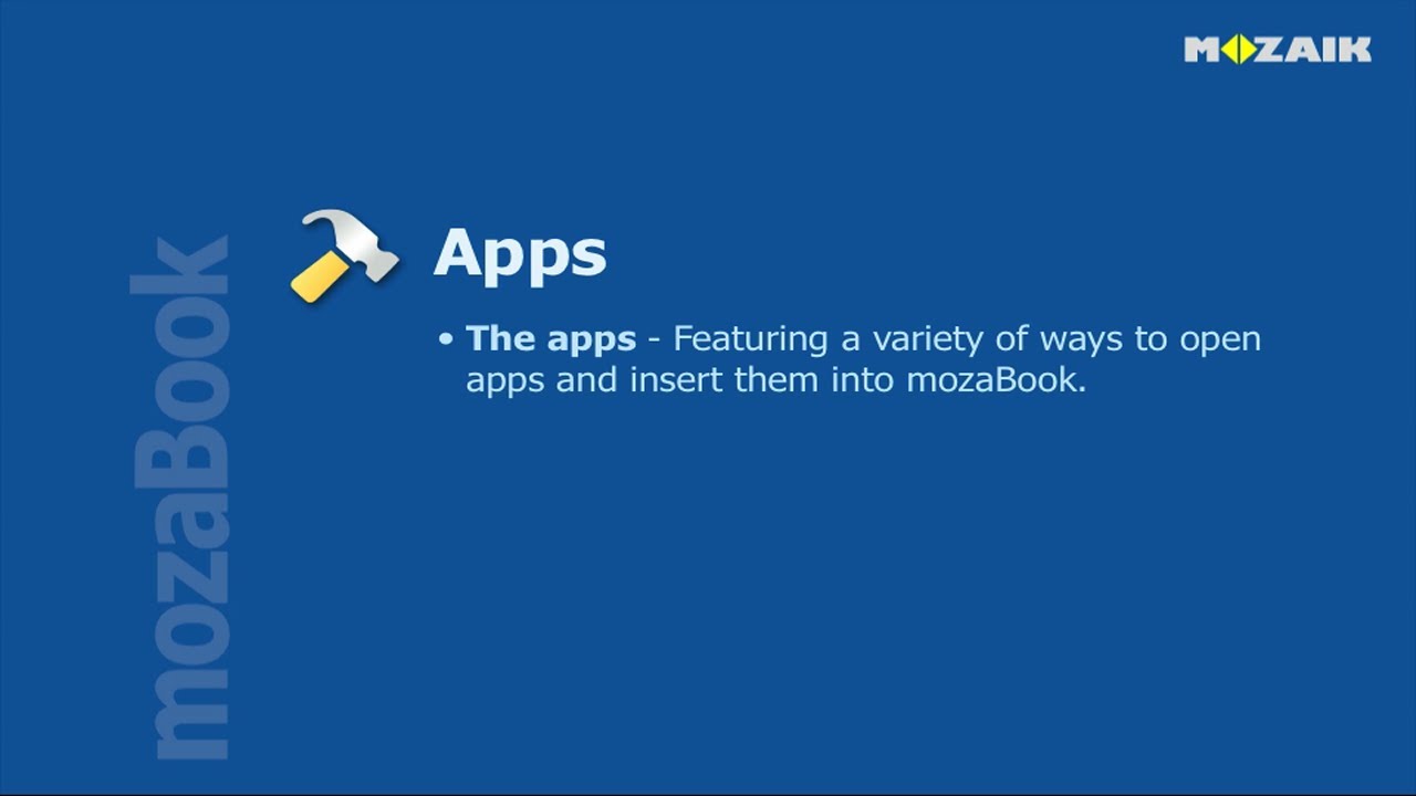 mozaBook Interactive Teaching Software - Apps tutorial video - YouTube