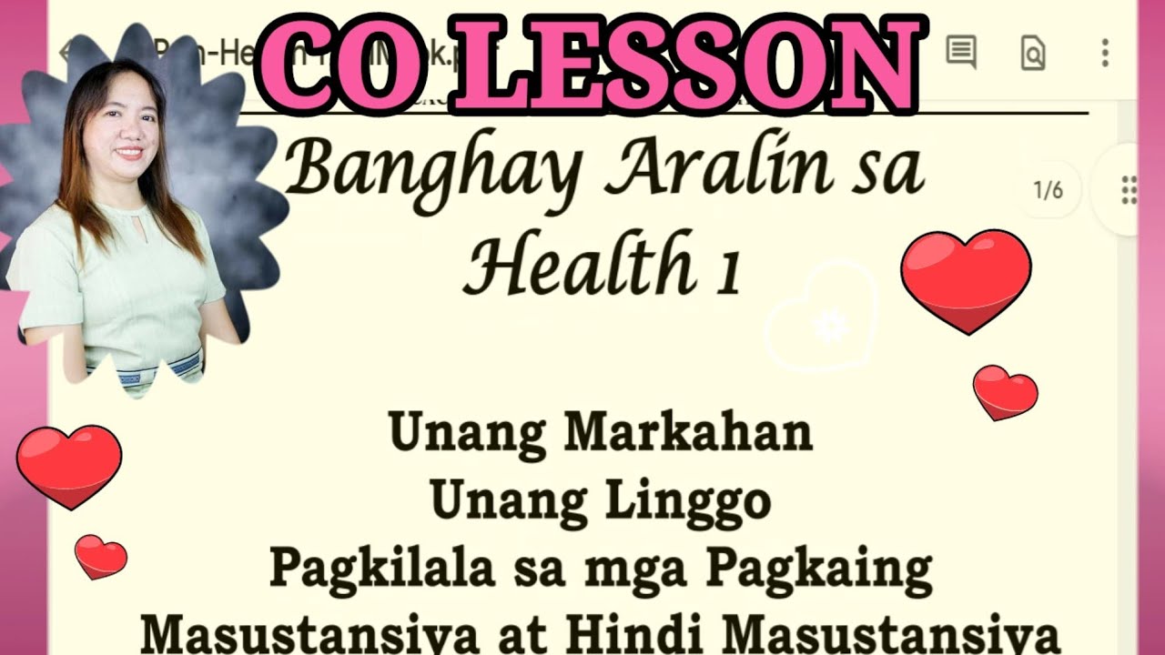 SAMPLE COT LESSON PLAN IN HEALTH 1 Q 1 W1 PAGKILALA SA MGA PAGKAING SAMPLE COT LESSON PLAN IN HEALTH 1 Q 1 W1 PAGKILALA SA MGA PAGKAING