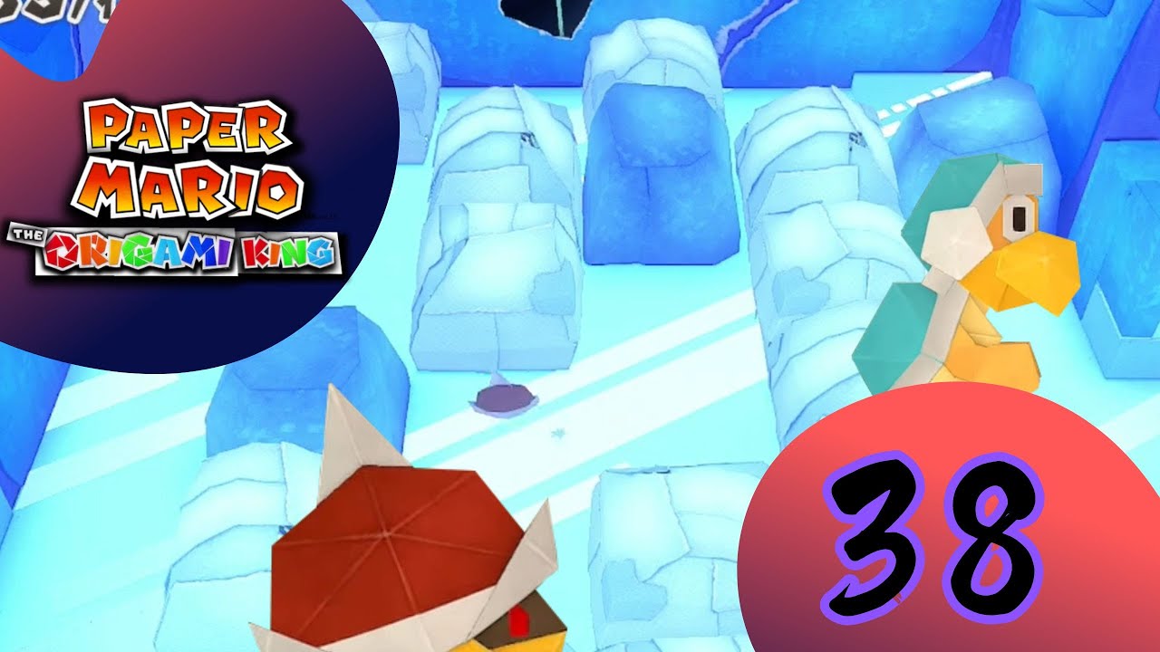 Let's Play Paper Mario the Origami King part 38/The Cold Mountain!(100% ...