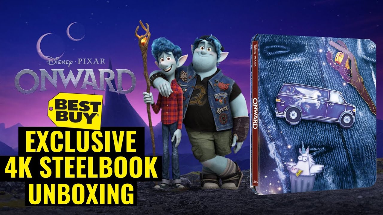 Disney Pixar Onward Best Buy Exclusive 4K Ultra HD Blu-ray Steelbook ...