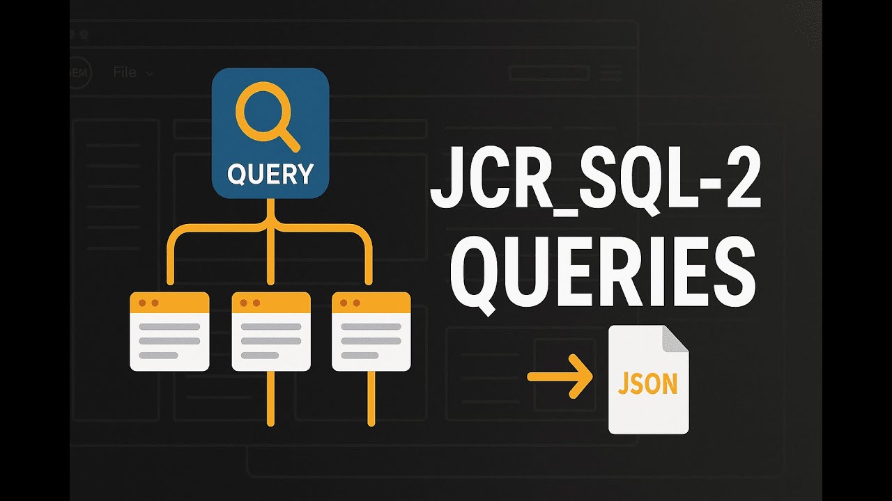 JCR_SQL-2 Quires in AEM - YouTube