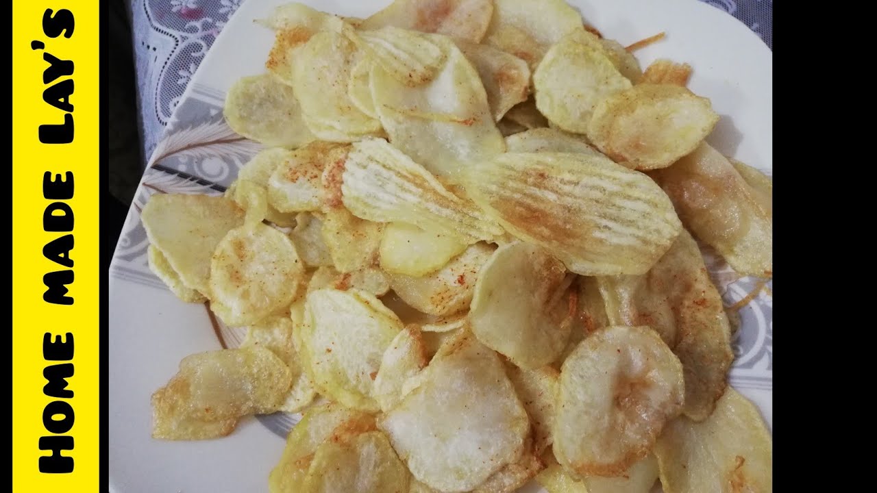 Home made potato Lay's - YouTube