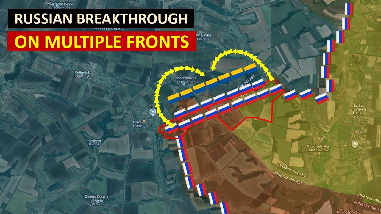 Russian Breakthrough In Multiple Fronts l Russia Resumes Pokrovsk ...