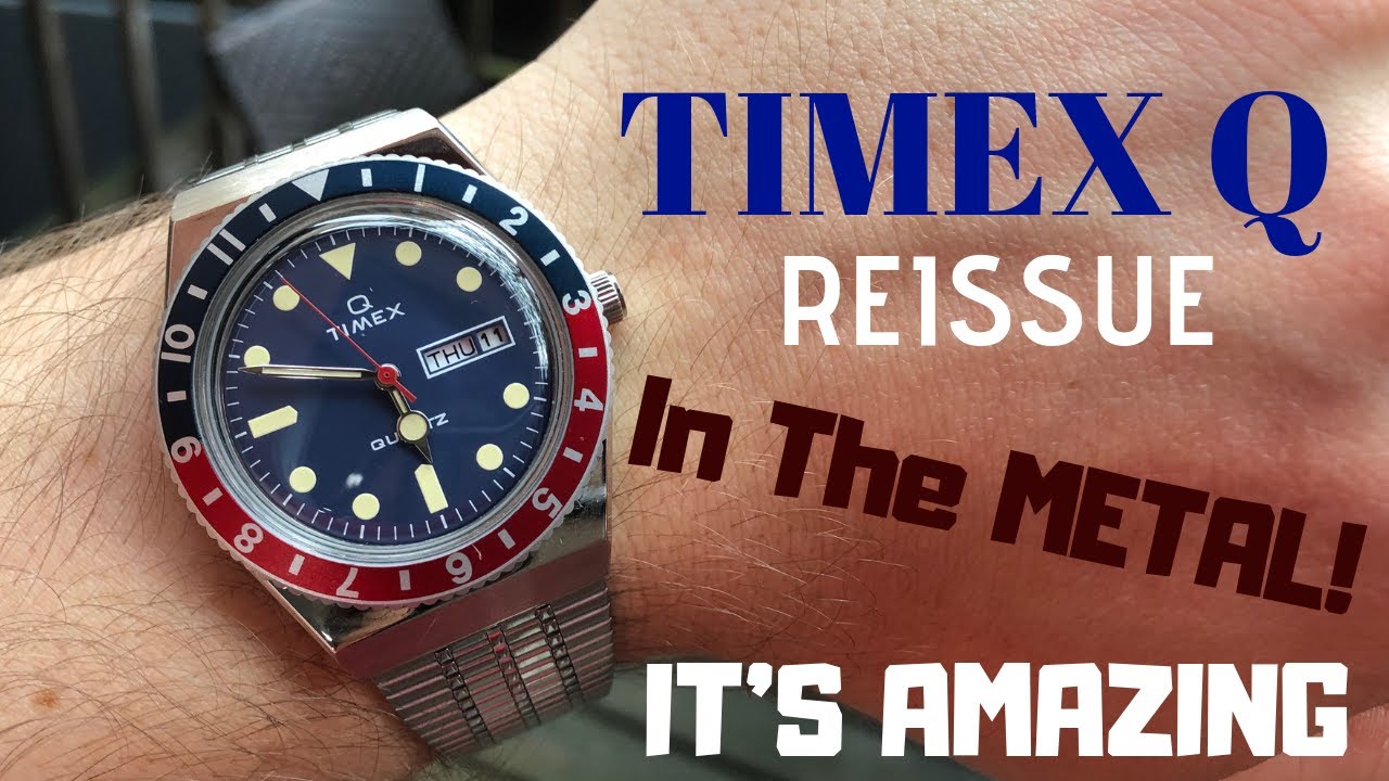 The NEW TIMEX Q REISSUE In The Metal! - YouTube