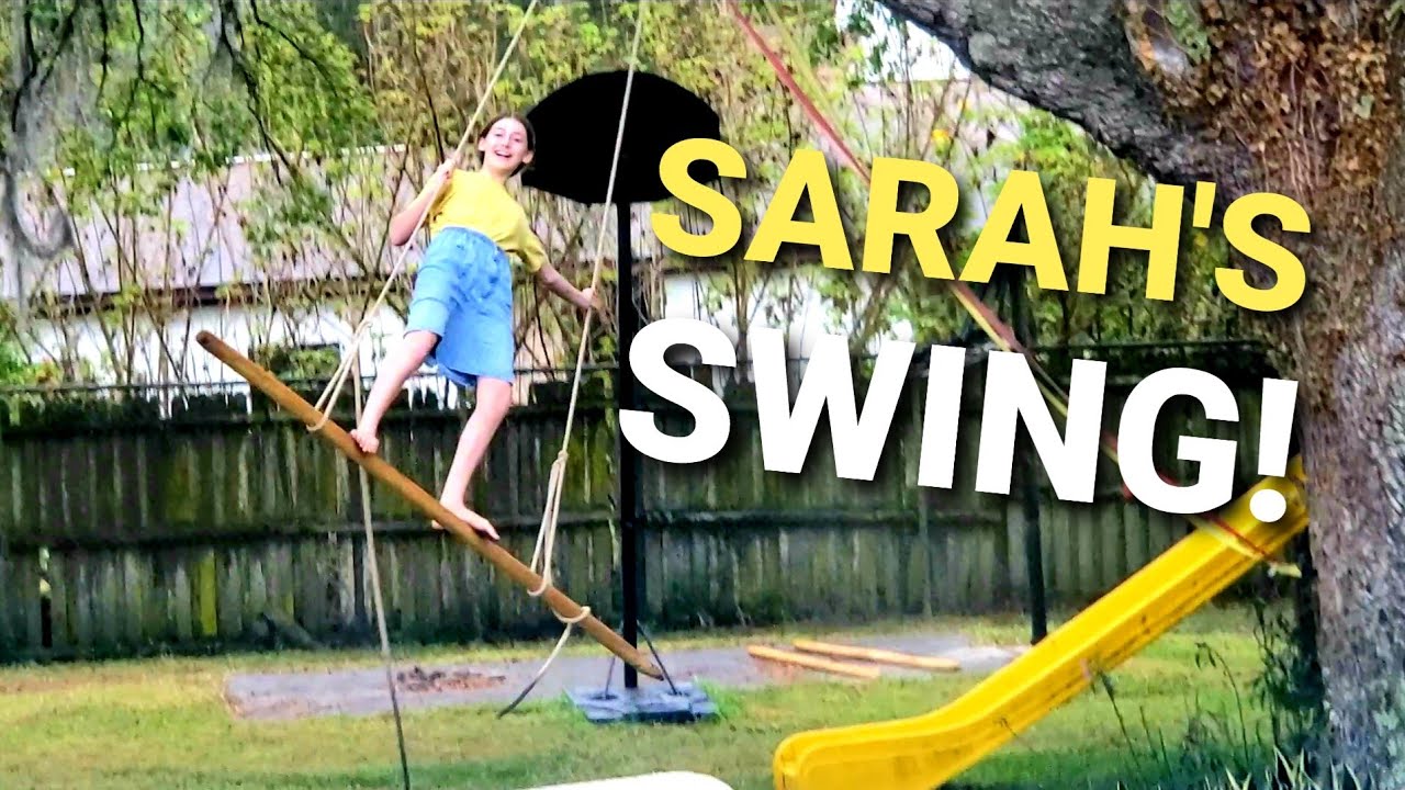 Silly Sarah Swinging Swiftly on Her Super Swing So She Scares Me - YouTube