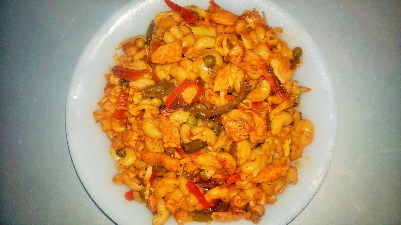 How to Make Chicken Vegetable Macroni | Spicy Chicken And Vegetable ...