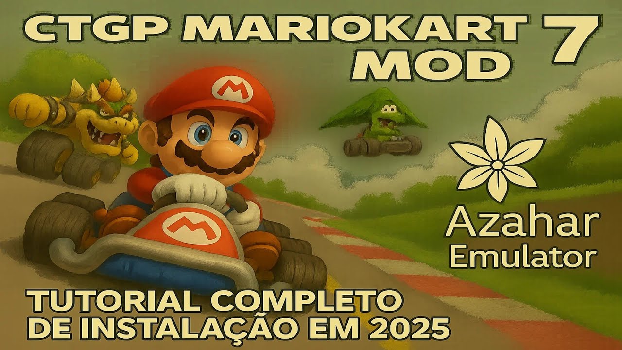 Mario Kart 7 CTGP MOD com MUITAS NOVAS PISTAS 3DS - YouTube
