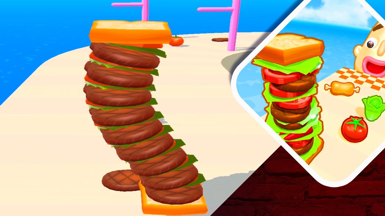 🥪 Sandwich Runner 152LSOE! Pro Videos Gameplay iOS, Android Walkthrough ...