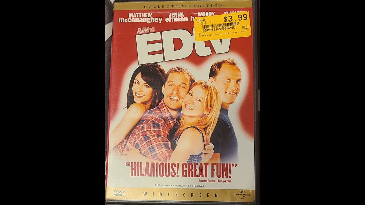 Opening to EDTV 1999 DVD - YouTube