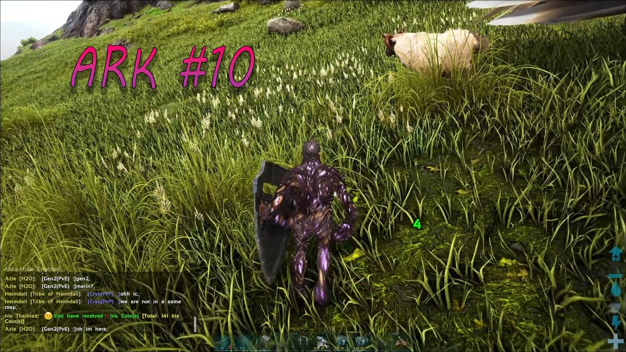 ARK #10 ตามล่าหาเนื้อเเกะ - YouTube